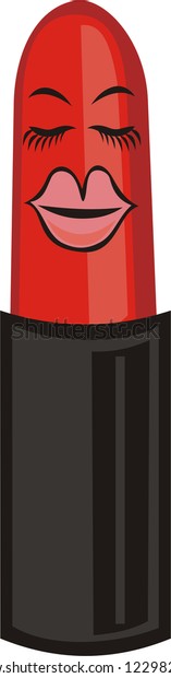 Lipsticks Cartoon Vector Illustration Stock Vector (Royalty Free ...