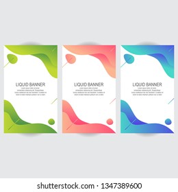 Liquid Banner Background Stock Vector (Royalty Free) 1347389600 ...