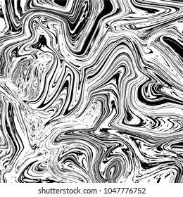 Liquid Black White Color Background Stock Vector (Royalty Free ...