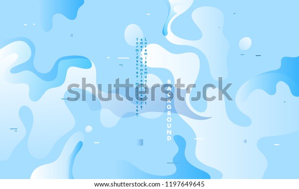 Liquid Blue Color Background Design Abstract Stock Vector (Royalty Free ...