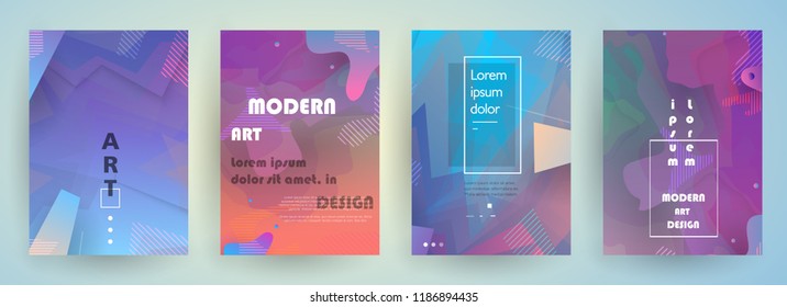 Liquid Color Background Design A4 Format Stock Vector (Royalty Free ...
