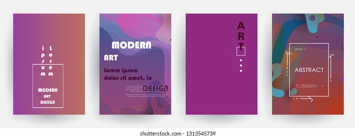 Liquid Color Background Design A4 Format Stock Vector (Royalty Free ...