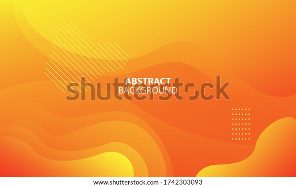 Liquid Color Background Design Orange Elements Stock Vector (Royalty ...