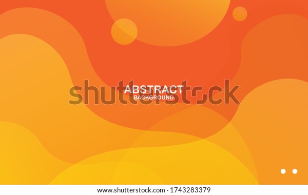 Liquid Color Background Design Orange Elements Stock Vector (Royalty ...