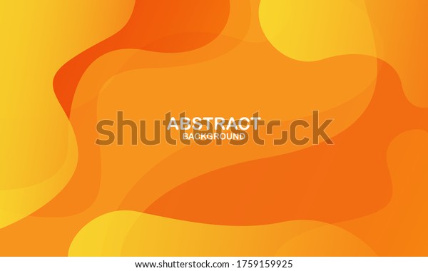 Liquid Color Background Design Orange Elements Stock Vector (Royalty ...