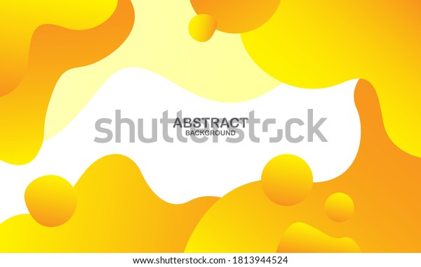 Liquid Color Background Design Orange Elements Stock Vector (Royalty ...