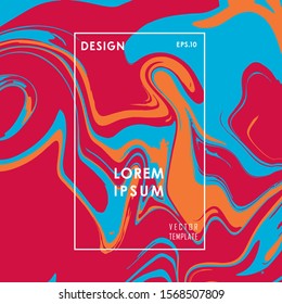 Liquid Poster Neon Colored Stock Vector (Royalty Free) 1568507809 ...