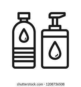 Liquid Product Icons Simple Flat Design Stock Vector (Royalty Free ...
