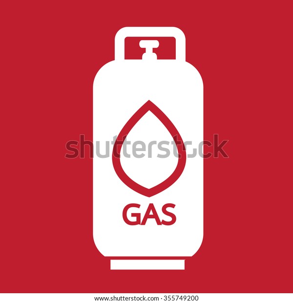 Liquid Propane Gas Icon Illustration Symbol Stock Vector (Royalty Free ...
