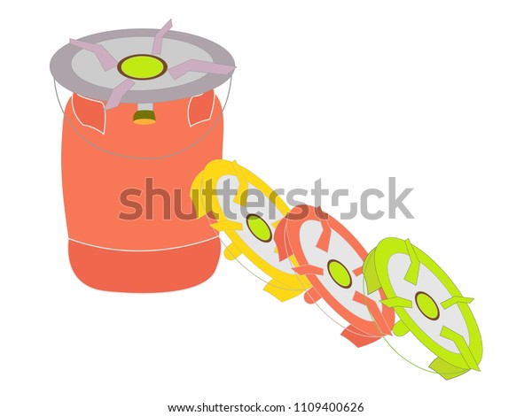 Liquid Propane Tank Logo Stock Vector (Royalty Free) 1109400626 ...