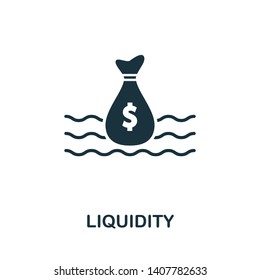 Liquidity Icon Creative Element Design Stock Stock Vector (Royalty Free ...