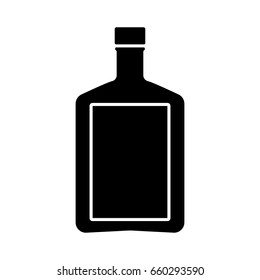 Liquor Bottle Icon Image Stock Vector (Royalty Free) 705576982 ...
