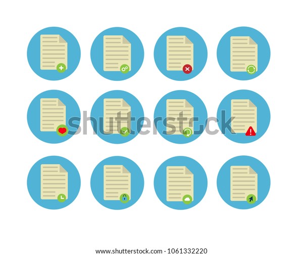 List Icon Set List Icon Web Stock Vector (Royalty Free) 1061332220 ...