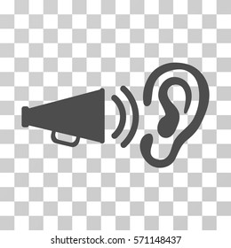 Listen Sound Icon Vector Illustration Style Stock Vector (Royalty Free ...