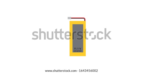 Lithium Polymer Battery Lipo Battery Top Stock Vector (Royalty Free ...