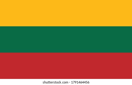 Lithuania 3d Flag Vector Editable Flags Stock Vector (Royalty Free ...