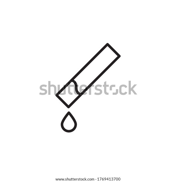 Litmus Paper Icon Outline Design Vector Stock Vector (Royalty Free ...