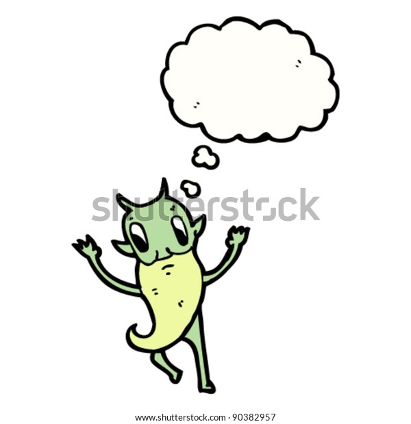 Little Bearded Imp Cartoon Stock Vector (Royalty Free) 90382957 ...