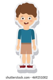 Little Boy Avatar Isolated Vector Illustration Stock Vector (Royalty ...