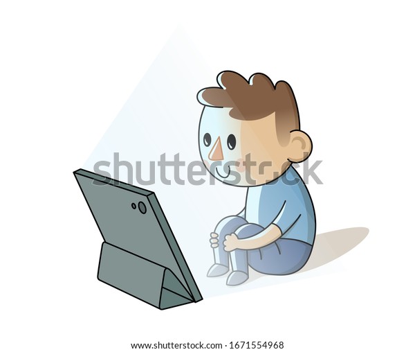 11,029 Kids Tablet Cartoon Images, Stock Photos & Vectors | Shutterstock