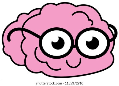 Little Brain Cartoon Stock Vector (Royalty Free) 1155372910 | Shutterstock