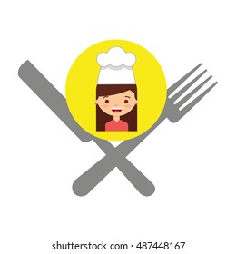 Little Chef Kids Menu Vector Illustration: เวกเตอร์สต็อก (ปลอดค่า ...