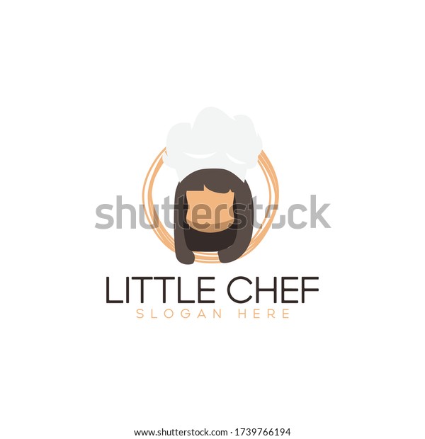 Little Chef Logo Design Template Business Stock Vector (Royalty Free ...