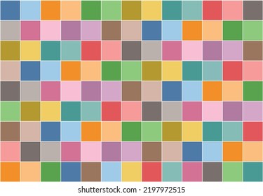 Little Colorful Squares Background Vector Stock Vector (Royalty Free ...