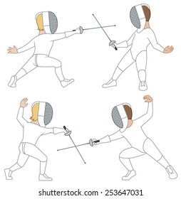 2,903 Fencing cartoon 이미지, 스톡 사진 및 벡터 | Shutterstock