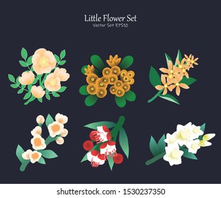 Little Flower Vector Eps10 Package Vector Stock Vector (Royalty Free ...
