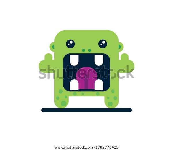 Little Monster Vector Art Illustrator Stock Vector (Royalty Free ...