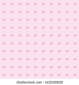 Little Pink Heart Seamless Pattern Background Stock Vector (Royalty ...