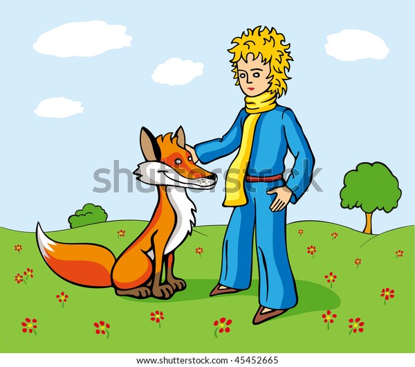 Little Prince Fox Stock Vector (Royalty Free) 45452665 | Shutterstock