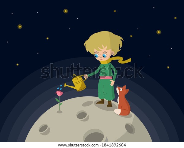 Little Prince Vector Illustration Stock Vector (Royalty Free ...
