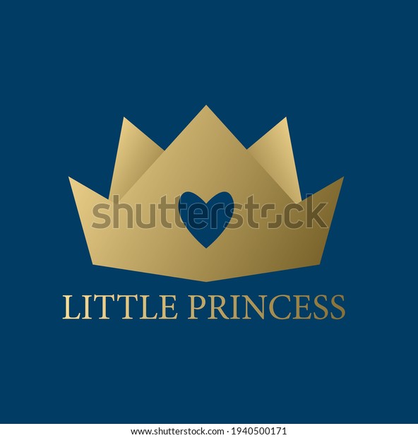 Little Princess Crown Vector Design Stock Vector (Royalty Free ...