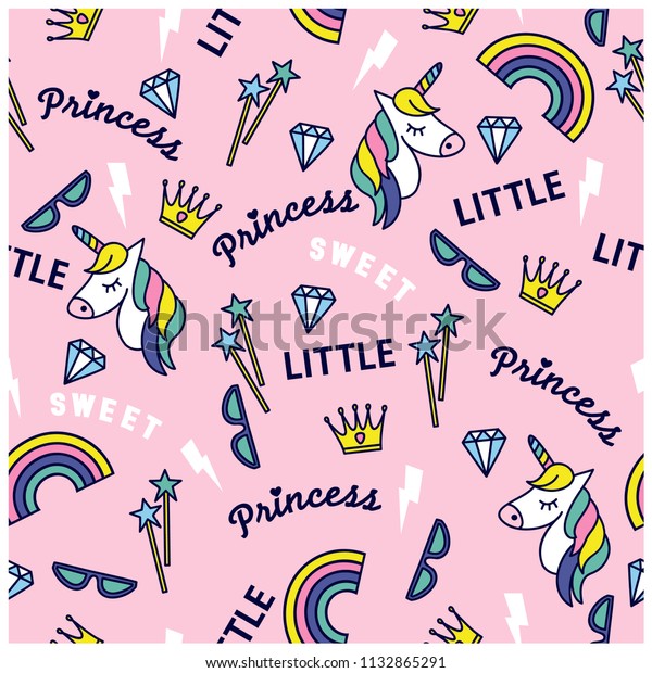 26 Princess All Over Prints Images, Stock Photos & Vectors | Shutterstock
