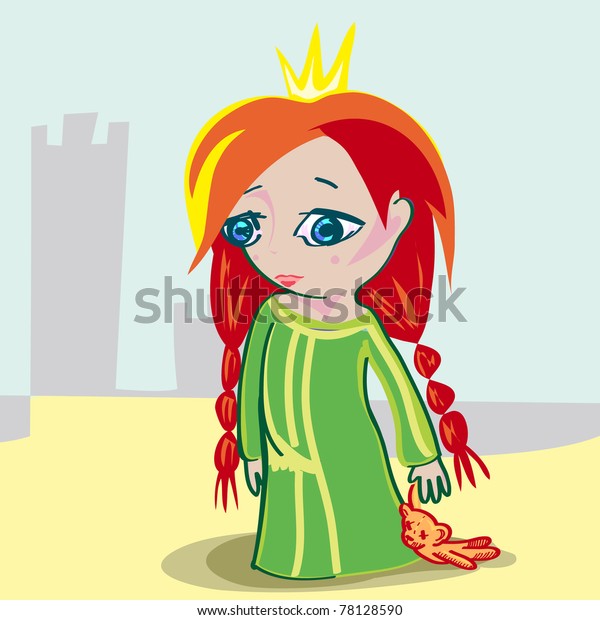 Little Princess Teddy Bear Stock Vector (Royalty Free) 78128590 ...