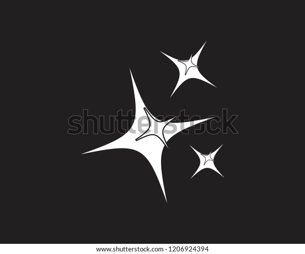 Little Star Logo Vector Template Stock Vector (Royalty Free) 1206924394 ...