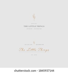 Little Things Logo Vector Illustration Stock Vector (Royalty Free ...