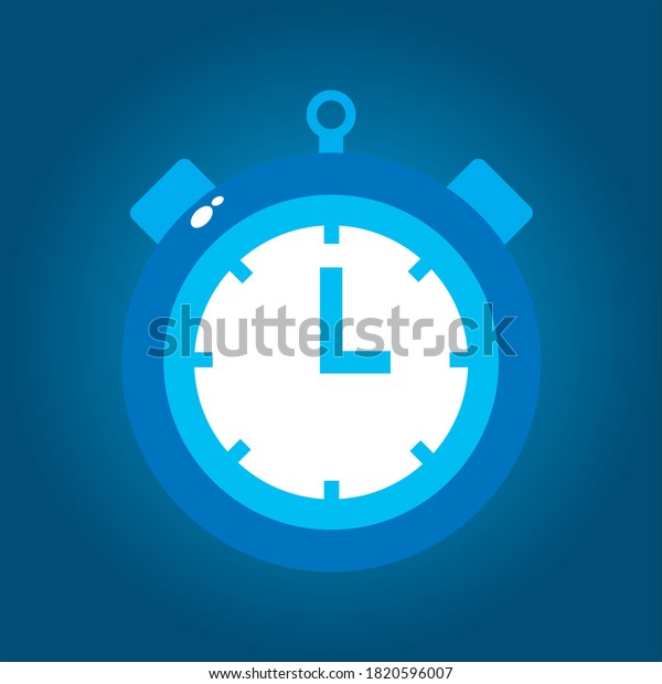 Little Timer Stopwatch Clock Buttons Stock Vector (Royalty Free ...