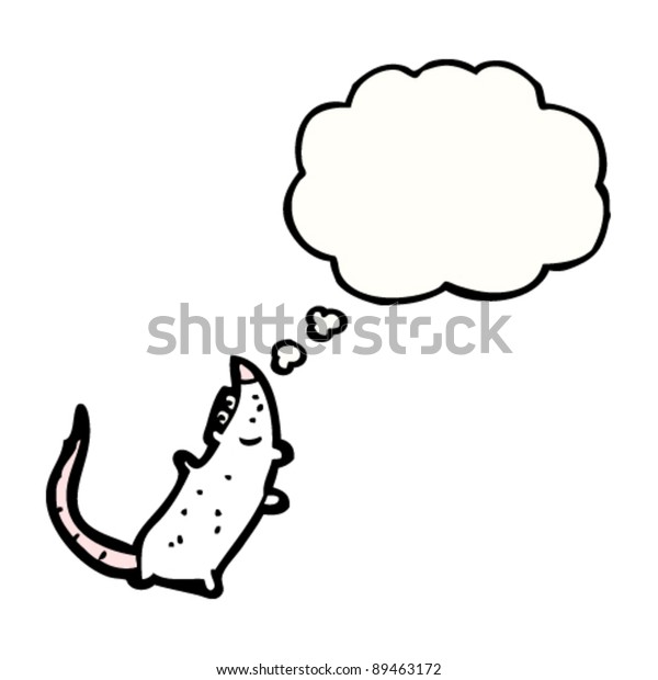 Little White Mouse Cartoon Stock Vector (Royalty Free) 89463172 ...