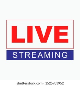 Live Icon Vector Sign Symbol Broadcast: vector de stock (libre de ...
