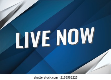 Live Now Word Concept Vector Illustration Stock Vector (Royalty Free ...