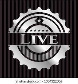 Live Silver Emblem Vector Illustration Mosaic Stock Vector (Royalty ...