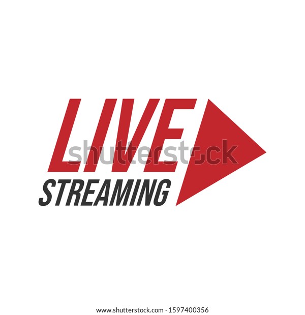 Live Stream Tv Logo Icon Vector Stock Vector (Royalty Free) 1597400356 ...