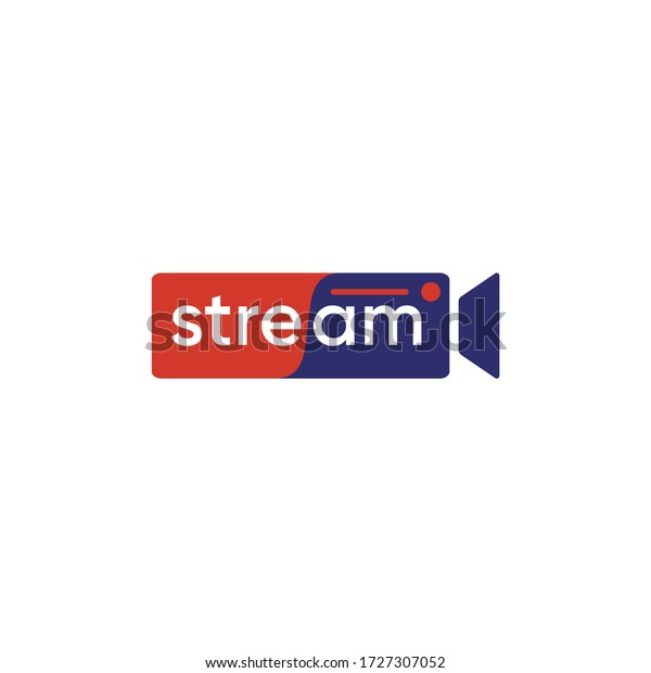 Diseño del logotipo de streaming en: vector de stock (libre de regalías ...