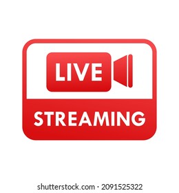 Live Streaming Logo Template Illustration Stock Vector (Royalty Free ...