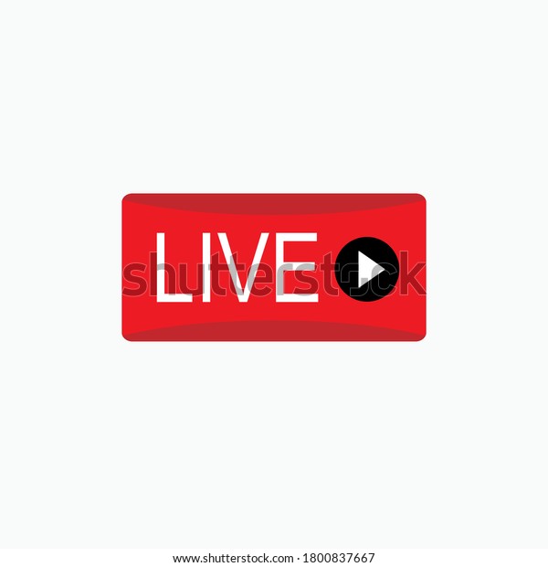 Live Text Icon Direct Broadcast Symbol Stock Vector (Royalty Free ...