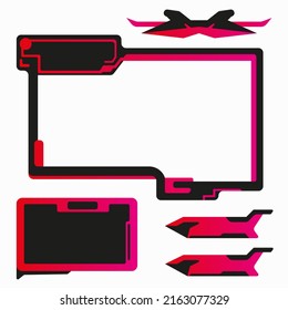 Live Video Streaming Gradient Border Frame Stock Vector (Royalty Free ...