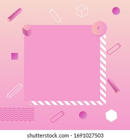 Lively Combination Design Series Geometric Pattern Stock Vector ...